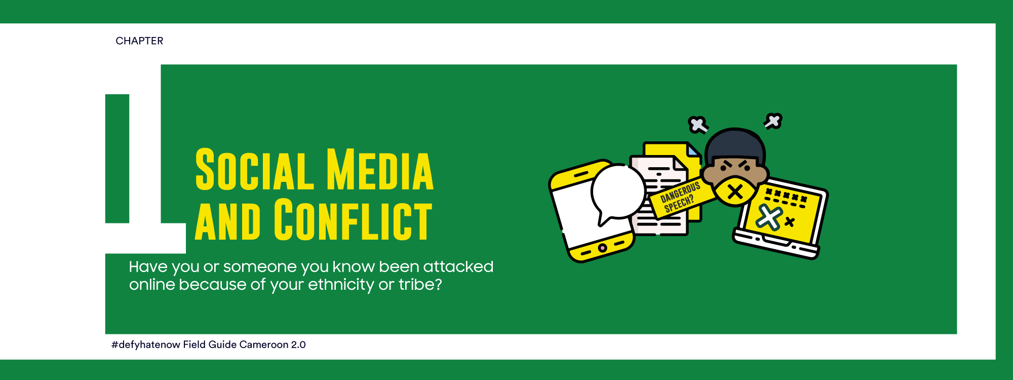 Chapter 1: Social Media and Conflict – #defyhatenow